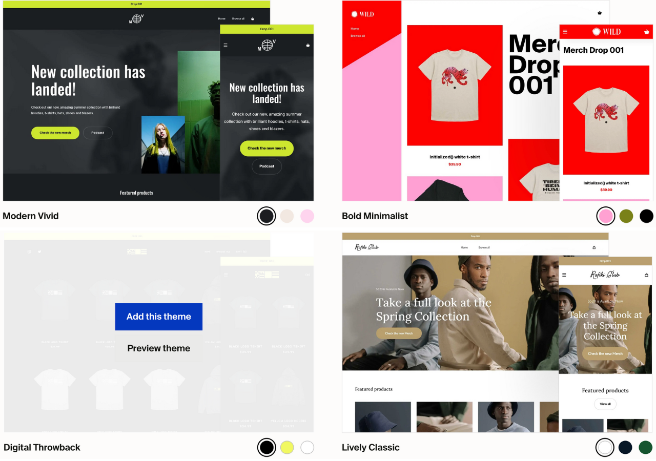 Fourthwall | Website Builder